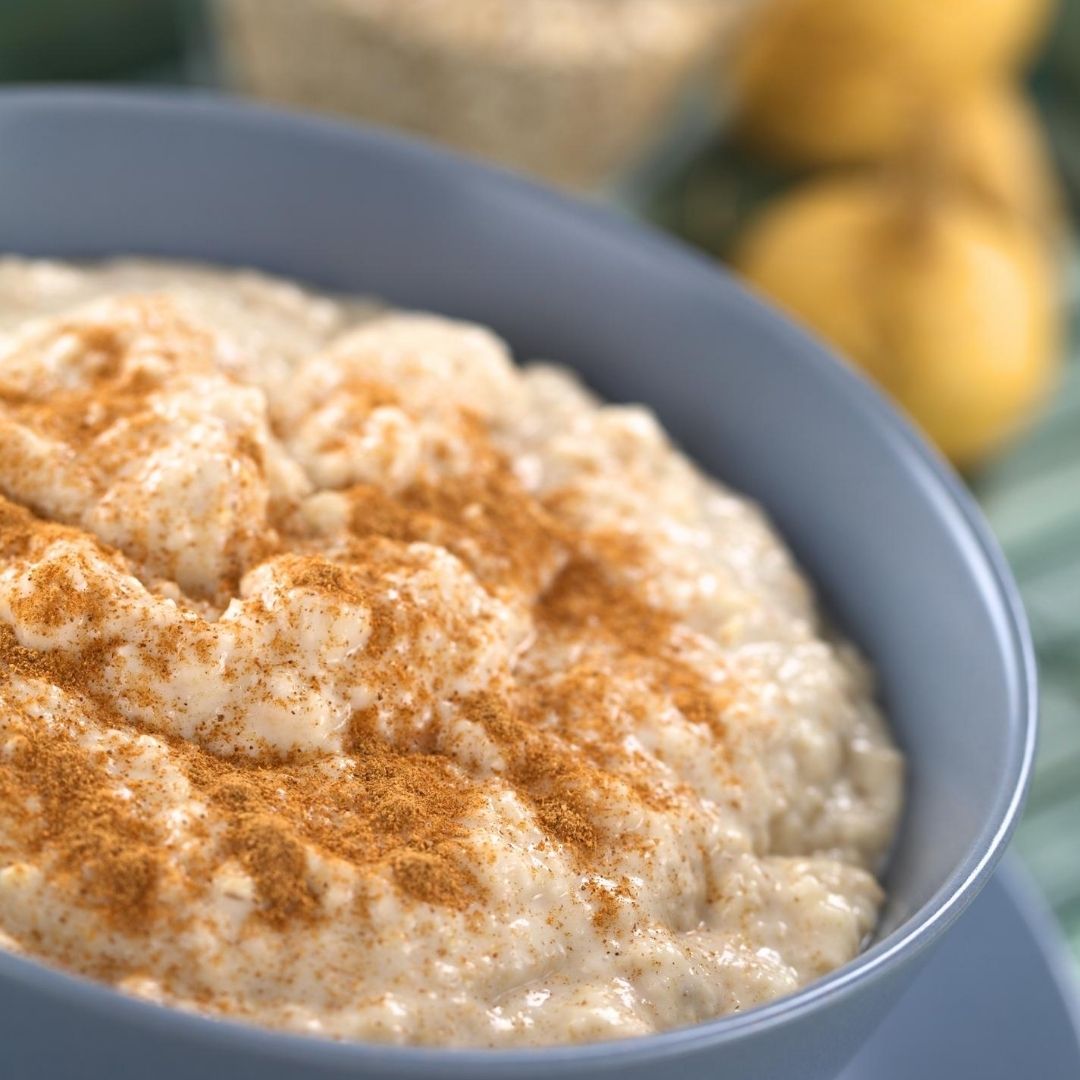Arroz con leche de coco y Maca amarilla