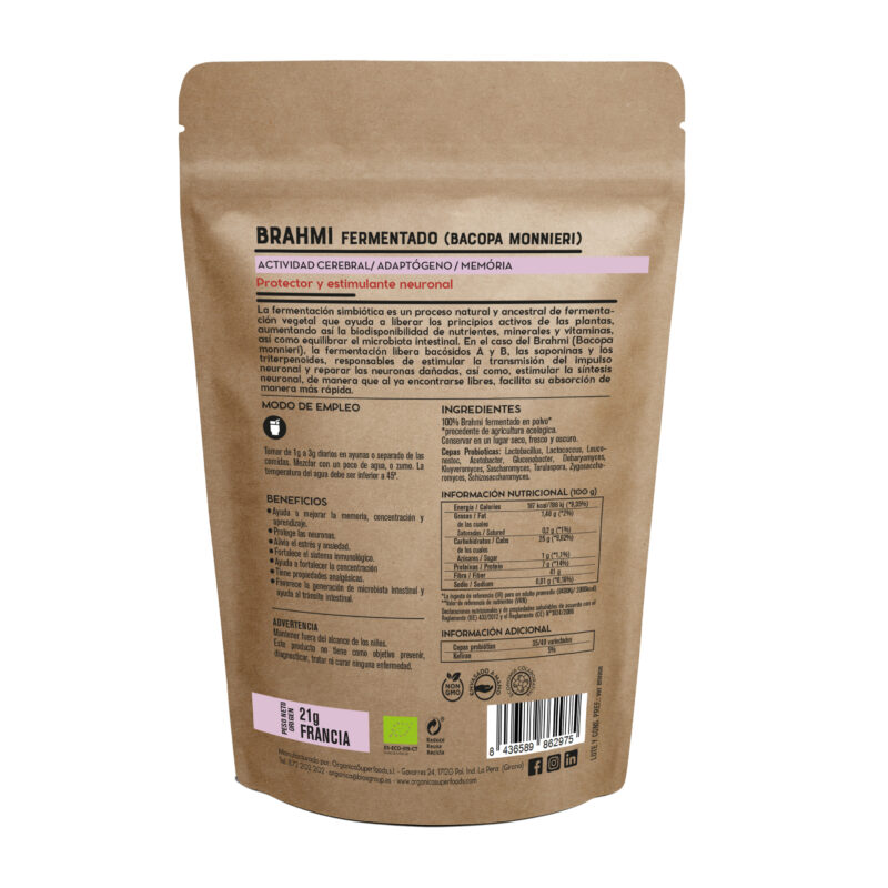 Super Fermented Brahmi - BIO - Organica Superfoods